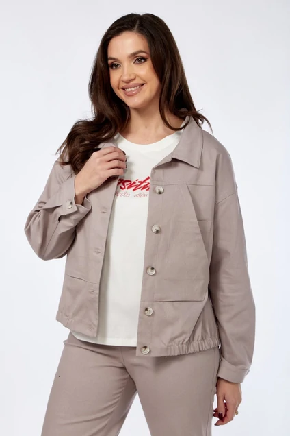 Костюм брючный 1319 бежевый Milora купить в интернет магазине | в наличии